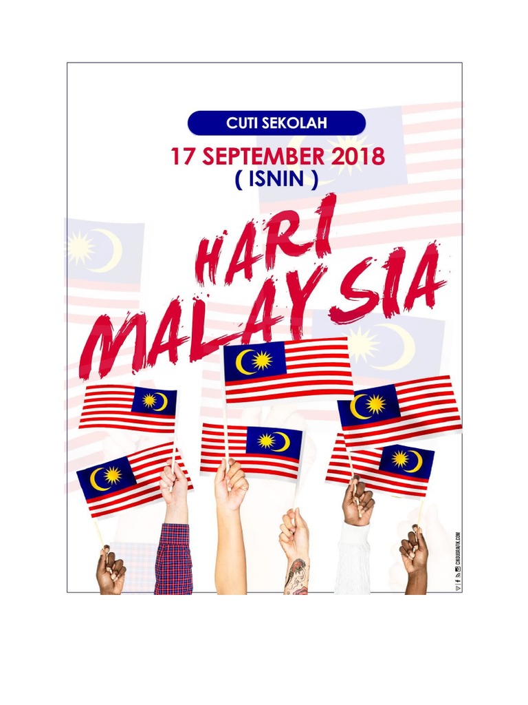Template Cuti Hari Malaysia | PDF