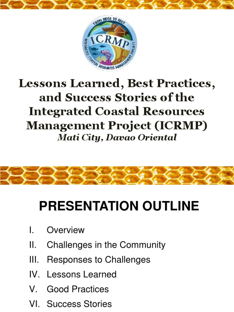 ICRMP Success Stories and Best Practices | PDF | Environmental Social Science | Sustainability