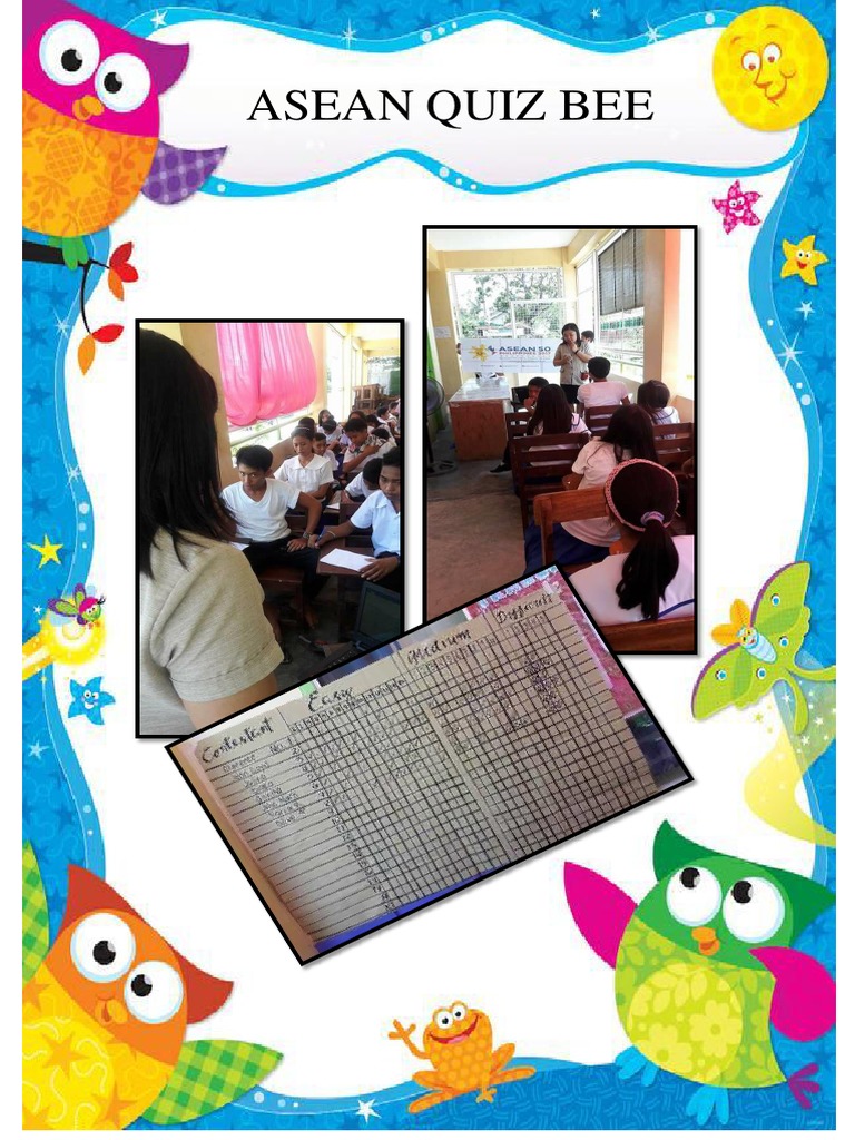 ASEAN Quiz Bee Activities Overview | PDF