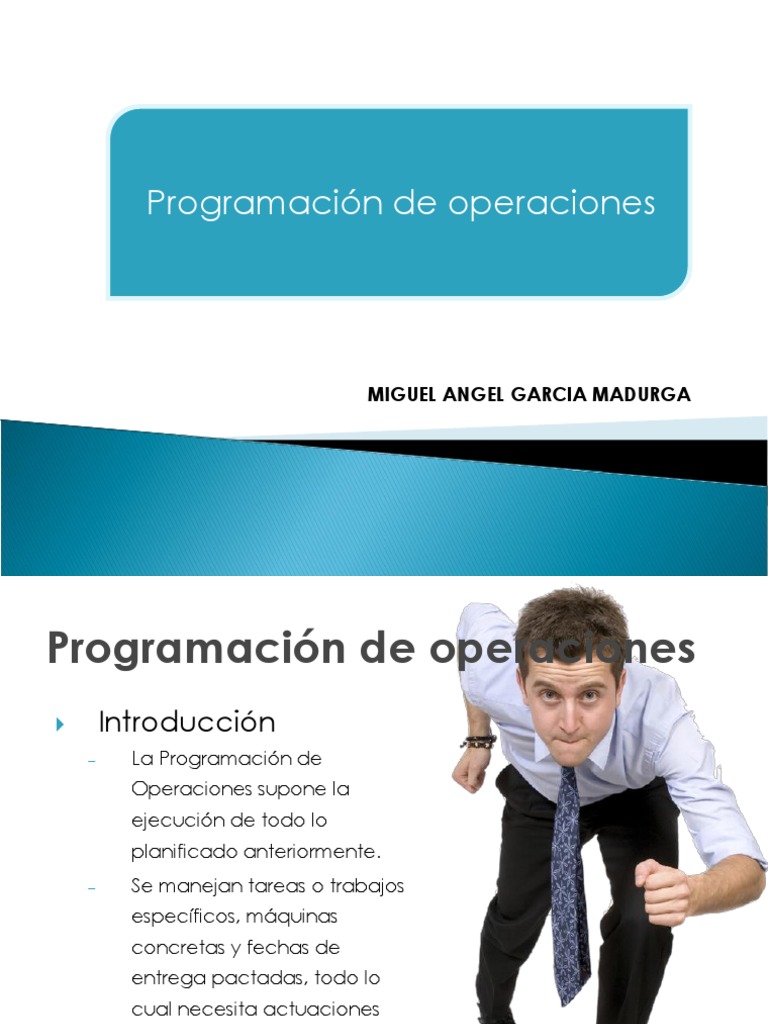Programacion de Operaciones | PDF | Secuencia ADN | Inventario