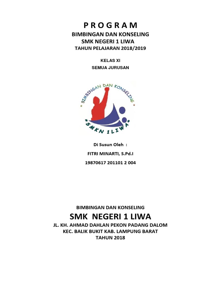 Contoh Program BK SMK Sesuai Pop BK Kelas 11 | PDF