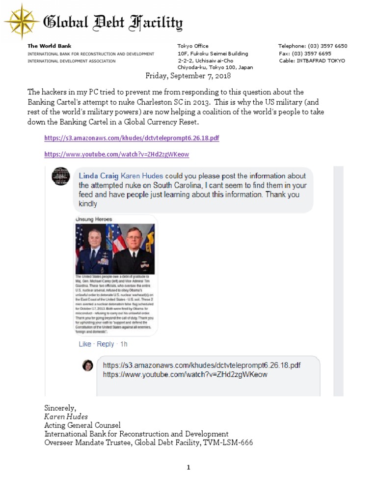 Why The Banking Cartel Tried To Nuke Charleston, SC On 10.7.13 | PDF ...