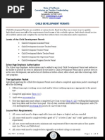 Child Development Permit Matrix - With Alternative Qualification ...