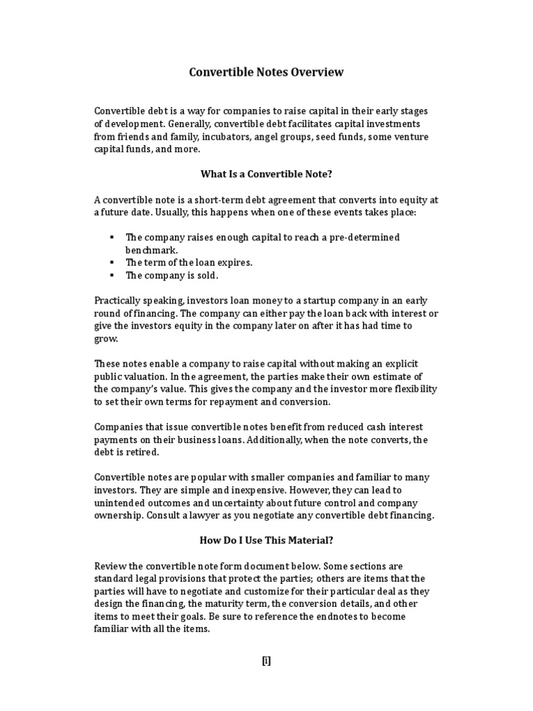 Convertible Note (UPenn) | PDF | Promissory Note | Bankruptcy