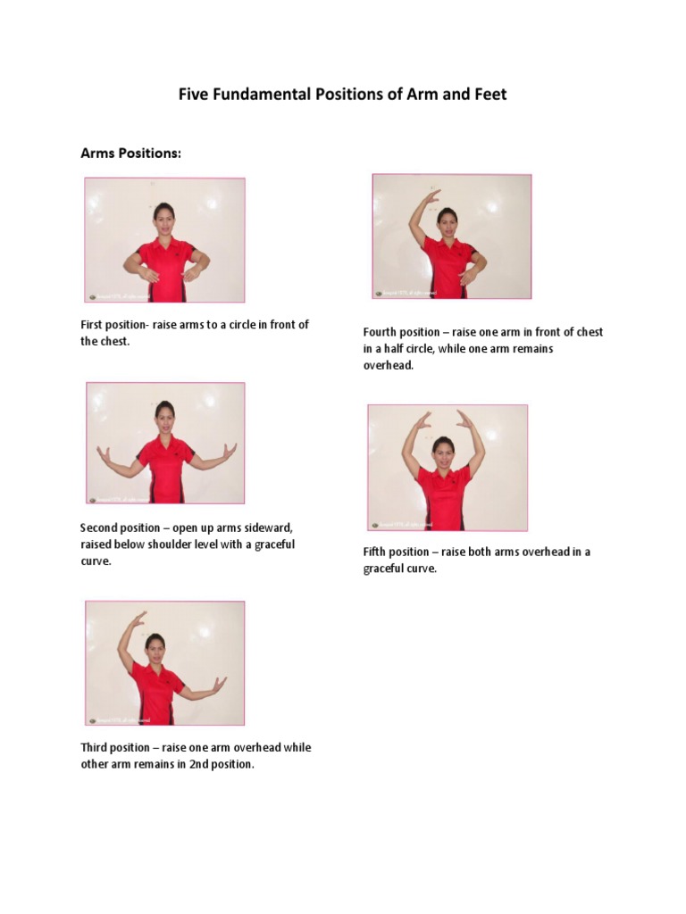 Five Fundamental Positions of Arm and Feet | PDF | Foot | Primate Anatomy