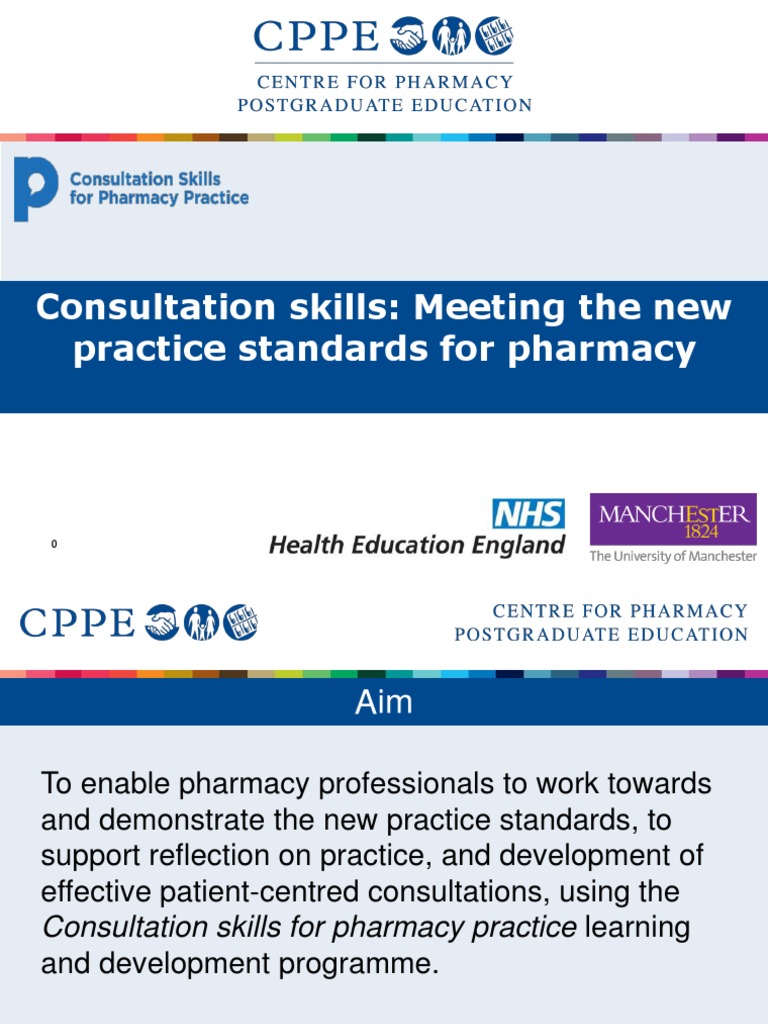 CSFPP New Practice Standards Presentation | PDF | Pharmacy ...
