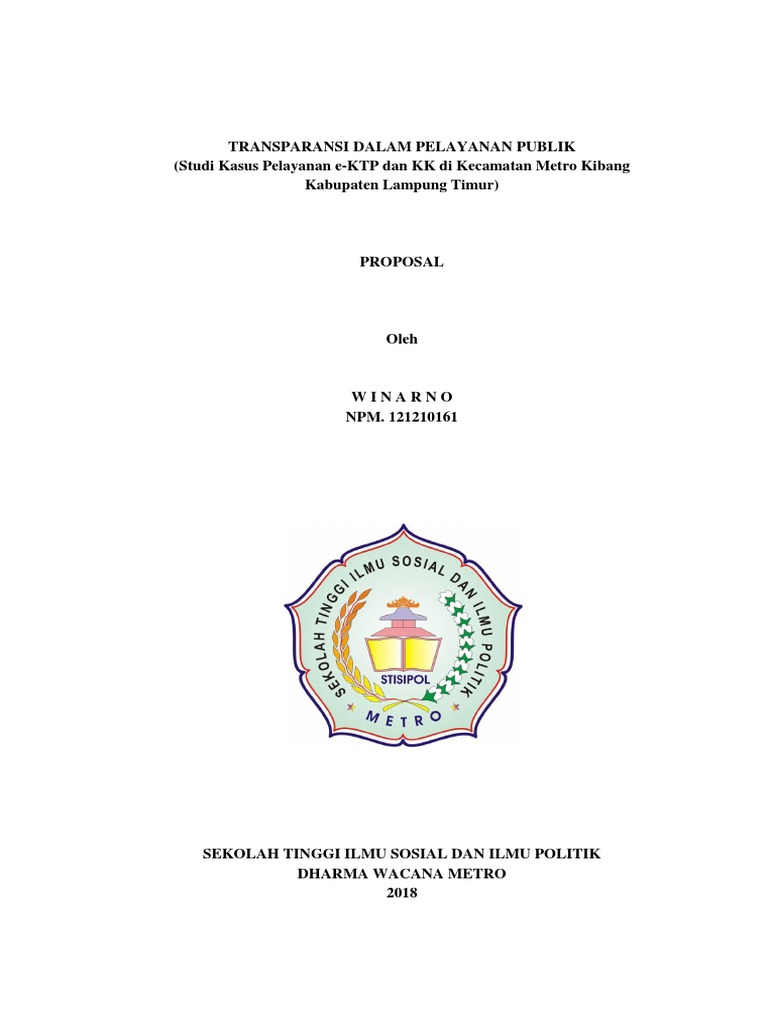 Cover Stisipol | PDF