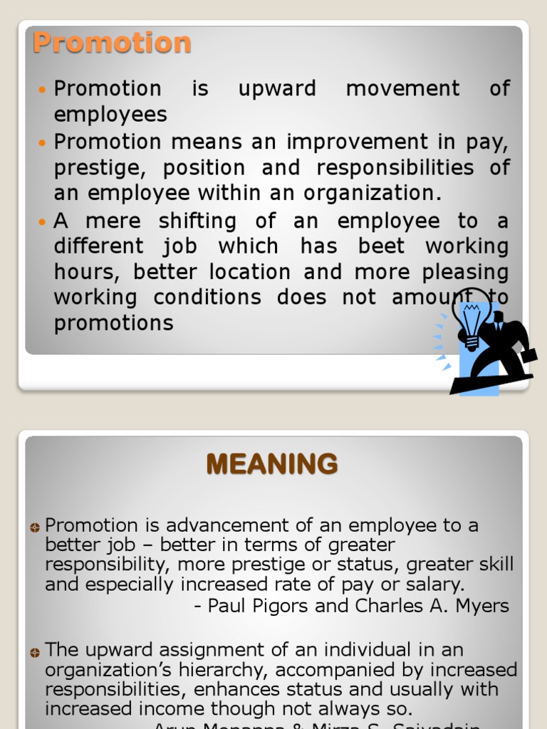 Promotion | PDF | Employment | Performance Appraisal