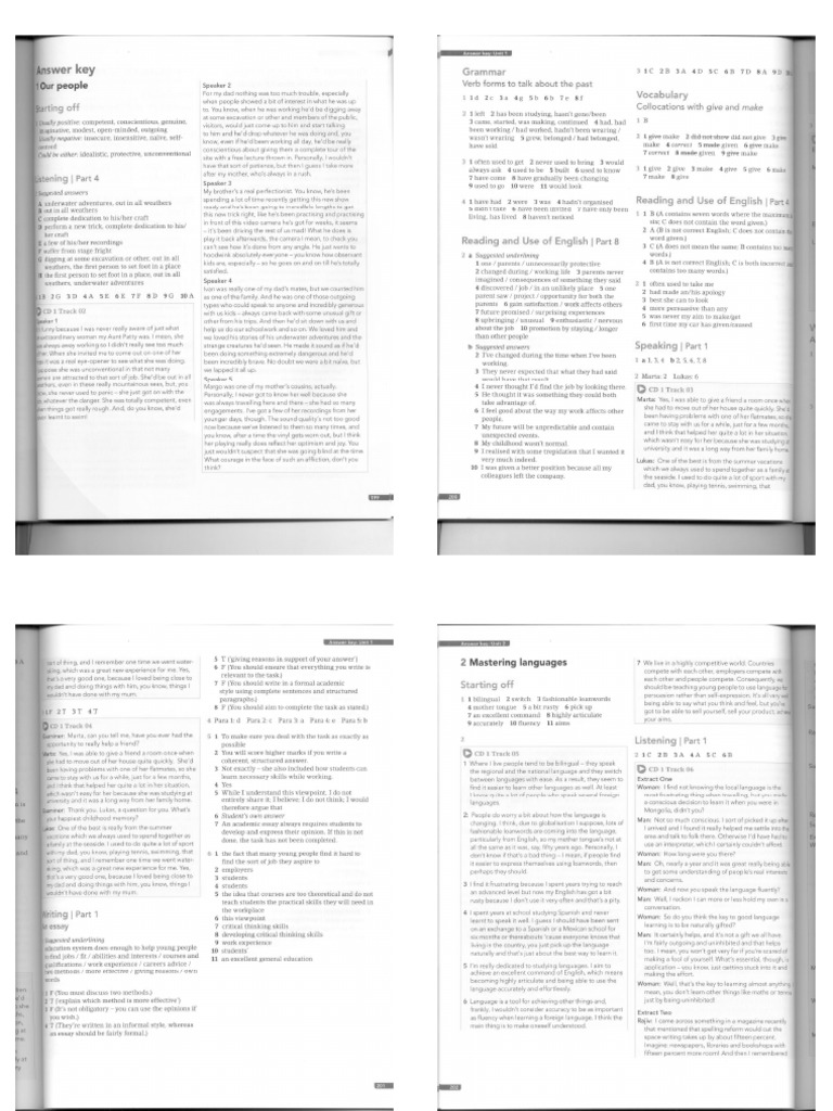 Soluciones Cambridge B2 | PDF | Libros | Escuelas