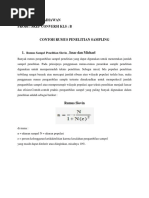 Rumus Sampel Penelitian Cross | PDF