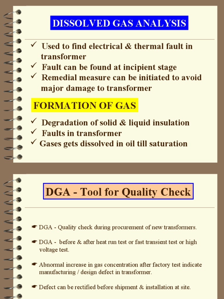Dissolve Gas Analysis | PDF | Transformer | Physical Chemistry