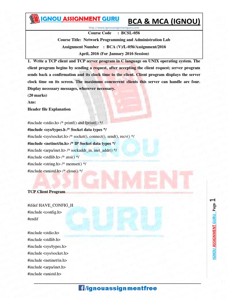 Network Programming Lab Guide | PDF | File Transfer Protocol | Computer ...
