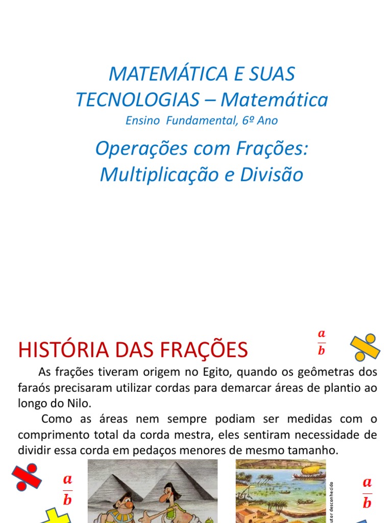 Operações Com Frações - Multiplicação e Divisão 20-08-2018 | PDF ...