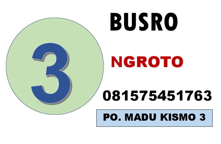 Nomor Bus | PDF