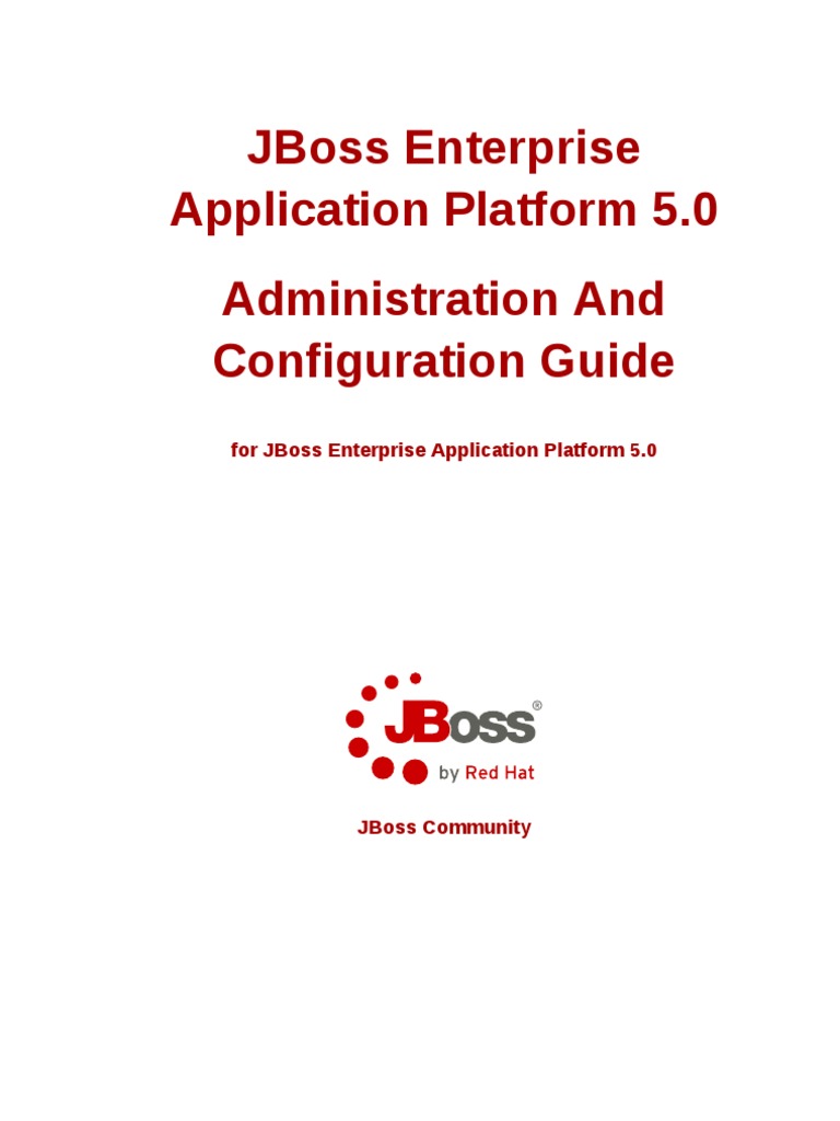 JBOSS Administration and Configuration Guide | PDF | Enterprise Java ...
