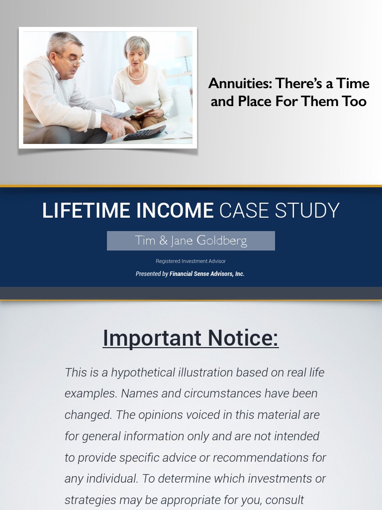 Tim and Jane Goldberg | PDF | Bonds (Finance) | Retirement