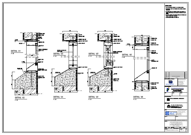 Aluminium Window Detail Drawing | PDF | Engineering