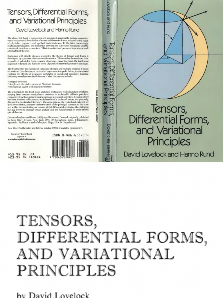 Lovelock D. Rund H. Tensors Differential Forms and Variational Principles Dover 1989 | PDF