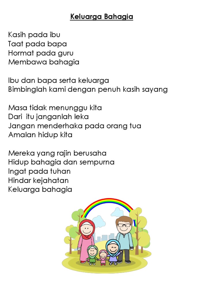 Lagu Keluarga Bahagia | PDF