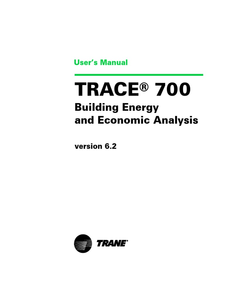Trace 700 | PDF | Air Conditioning | Hvac