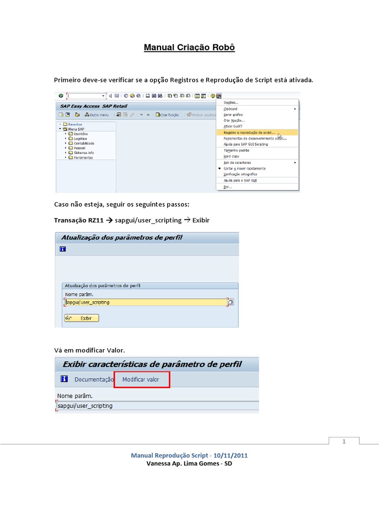 Script | PDF | Linguagem de script | Informática