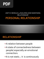 Module in Perdev - Personal Relationship | PDF | Intimate Relationships ...