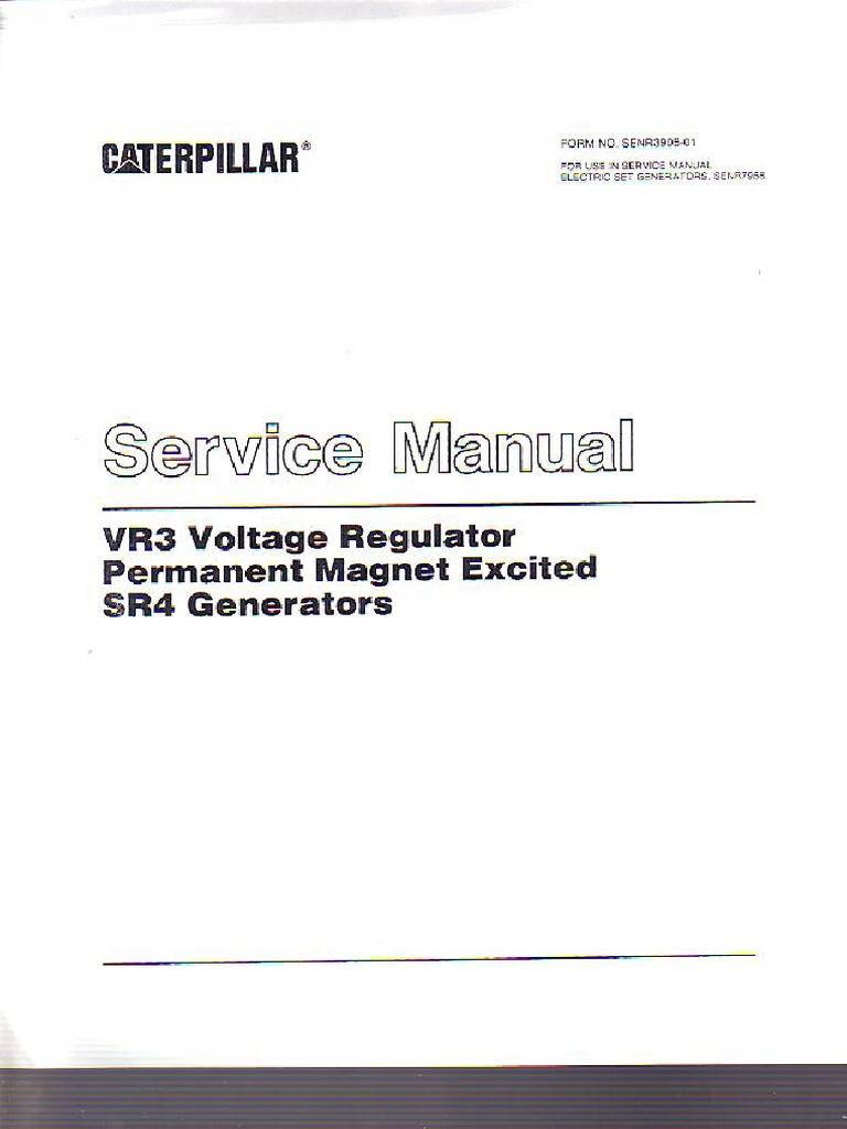 001 Manual de Servicio VR3 PDF | PDF