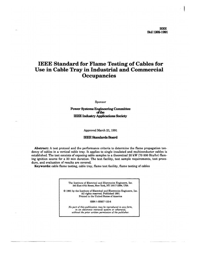 Ieee 1202-1991 | PDF