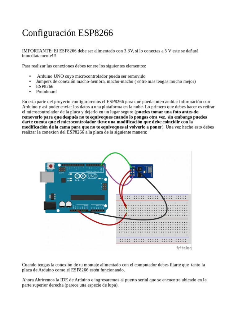 Guia Esp8266 Modulo Wifi | PDF | Arduino | Microcontrolador