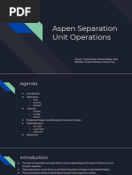 Aspen Plus RadFrac Modeling Guide | PDF | Distillation | Separation Processes