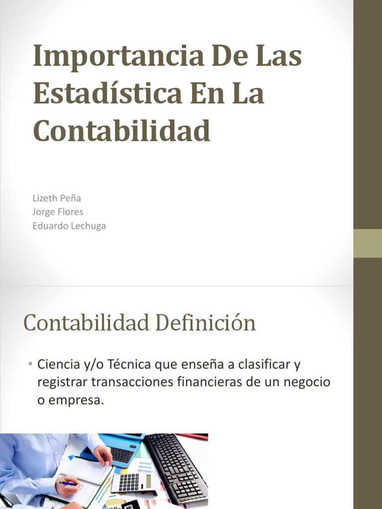 Estadística en Contabilidad: Clave Decisional | PDF | Contabilidad ...