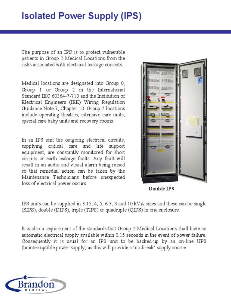 Operating Theater IPS Wiring
