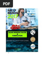 HACCP For Bottled Water | PDF | Hygiene | Water Pollution