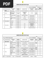 Inspection and Testing Plan | Road Surface | Concrete