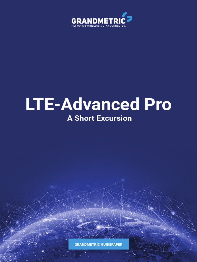 LTE Advanced Pro | PDF | Lte Advanced | Lte (Telecommunication)