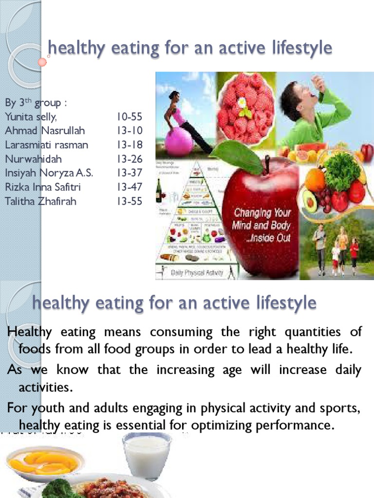 Nutrition Tips for Active Lifestyles | PDF | Healthy Diet | Whole Grain