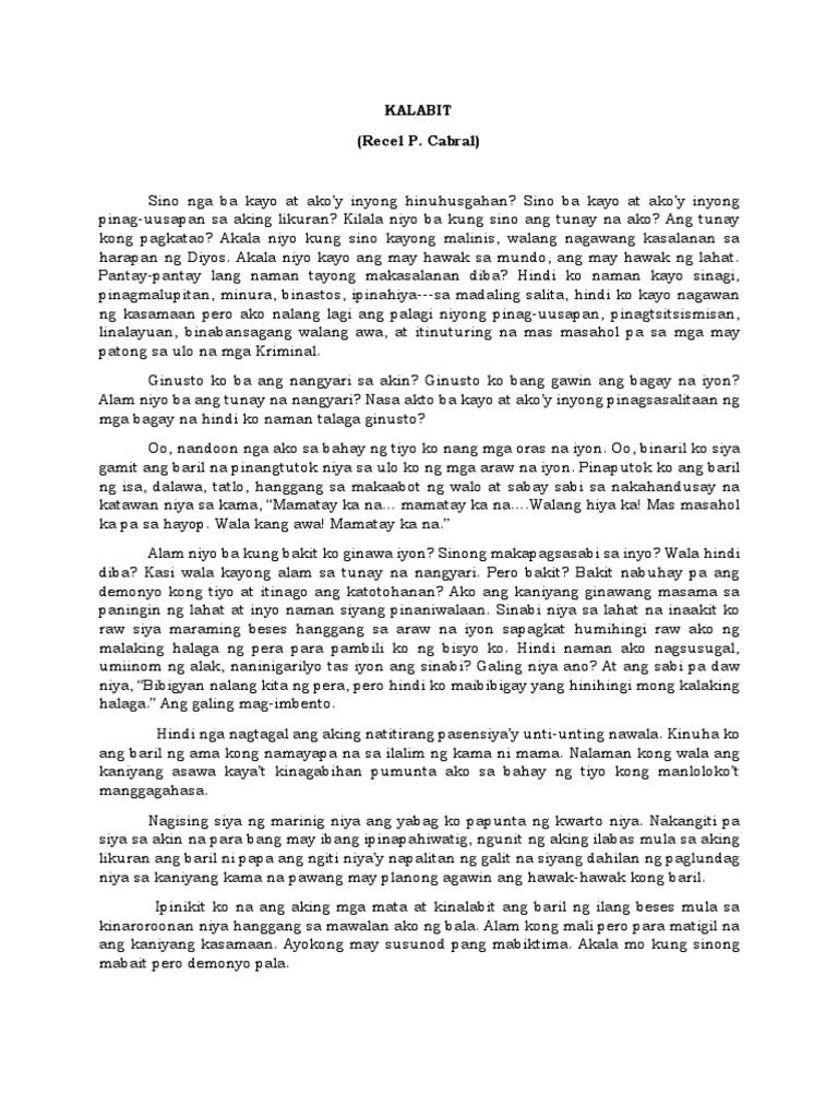 Kalabit (Dagli) | PDF