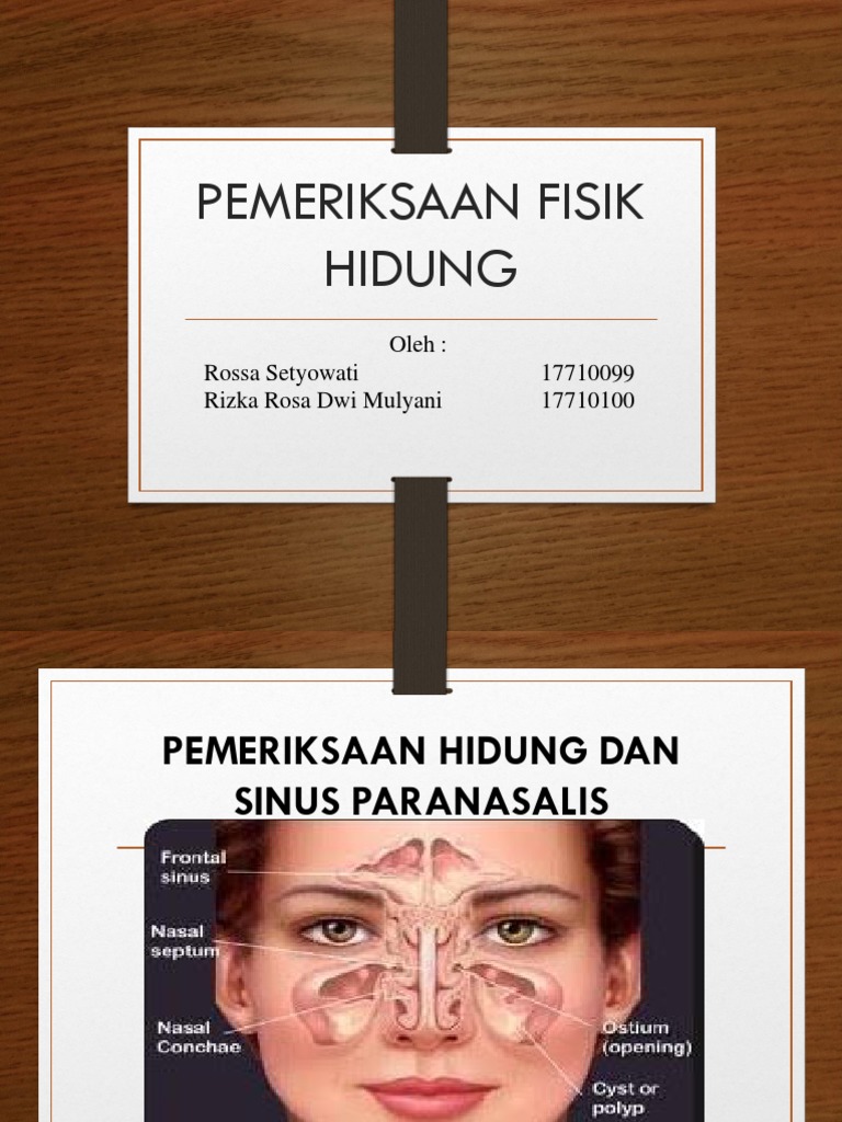 Pemeriksaan Fisik Hidung | PDF Pemeriksaan Fisik Hidung | PDF