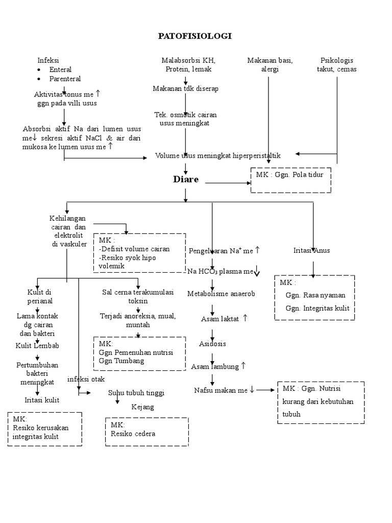 Patofisiologi Gastroenteritis Akut | PDF