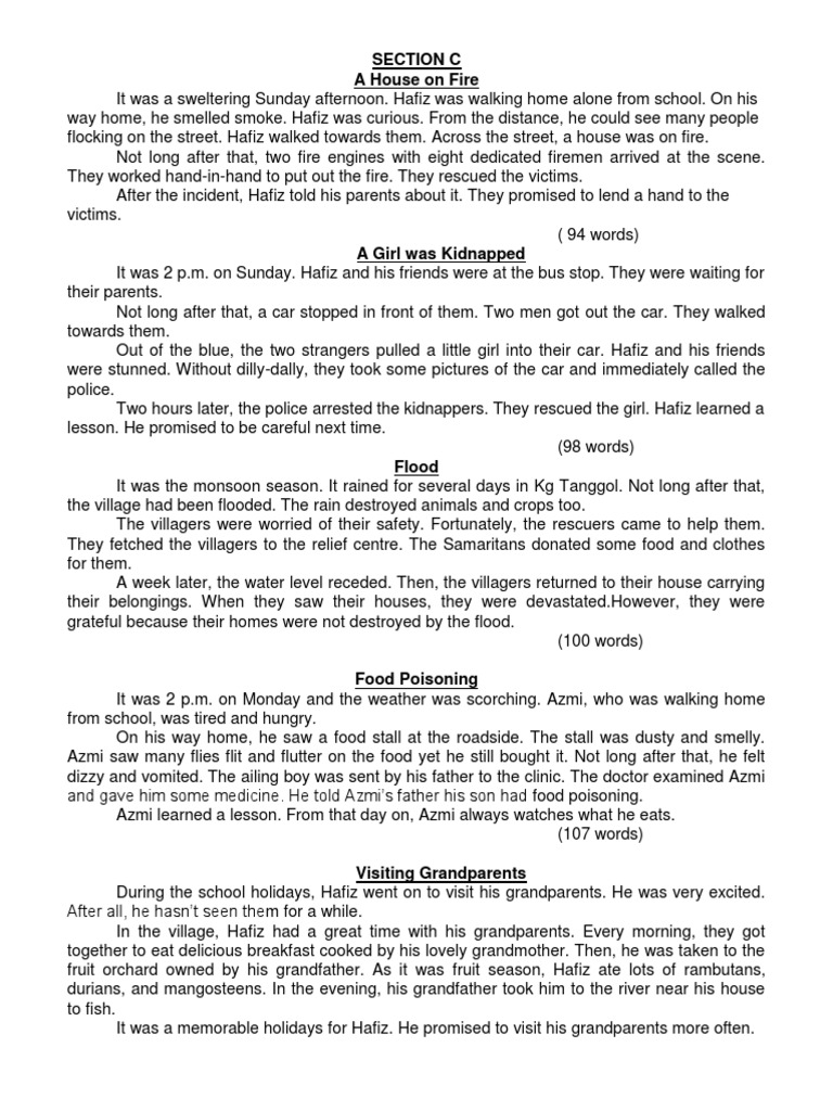 Upsr Essay | Download Free PDF | Foods