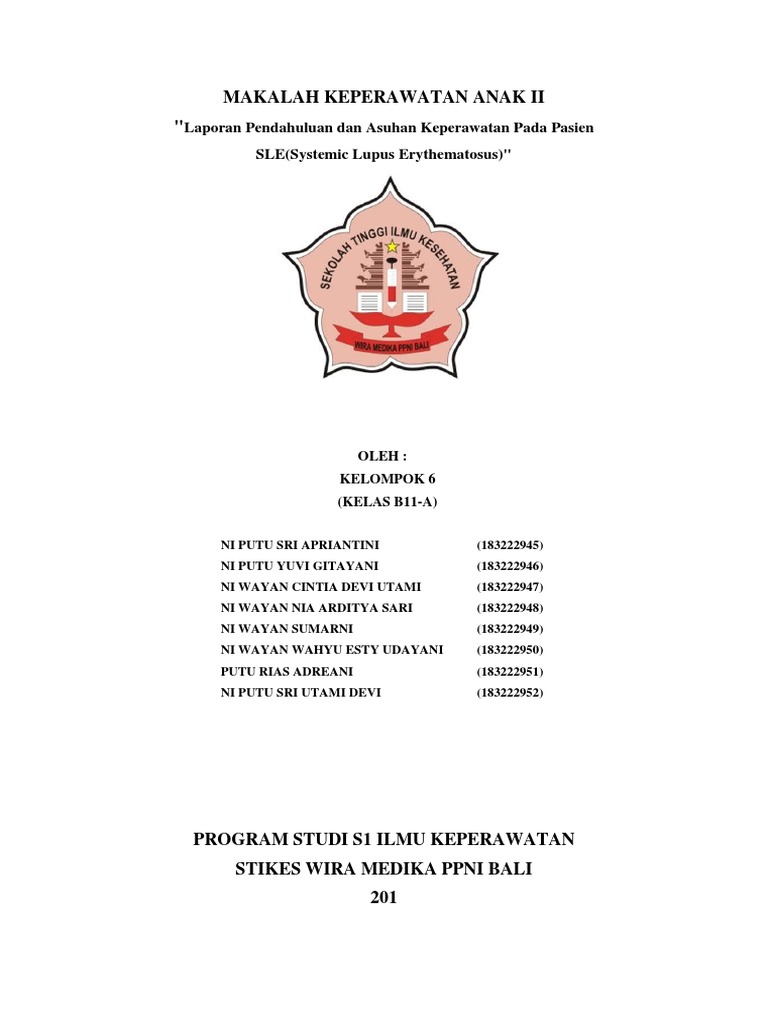 Askep SLE (Lupus Anak) | PDF | Pengembangan Diri | Kesehatan Holistik
