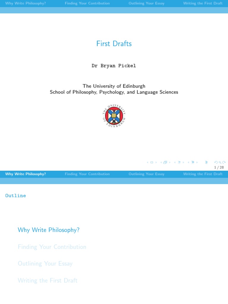 How To Write A Philosophy Paper - Slides | Download Free PDF | Argument ...