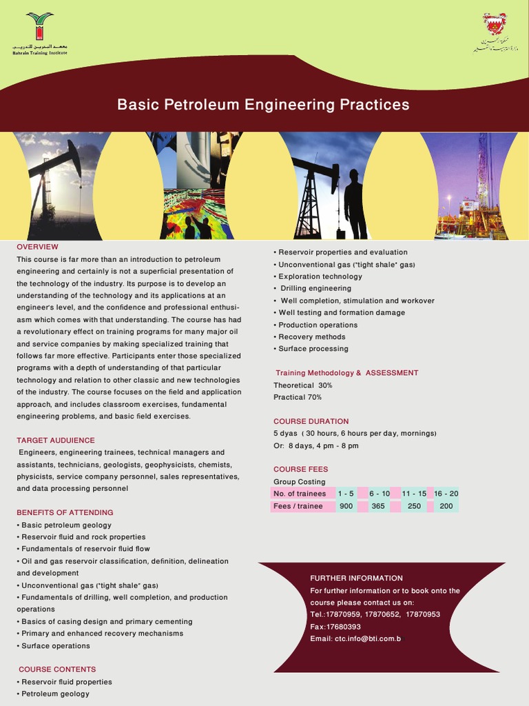 Basic Petroleum Engineering Practices PDF | PDF | Petroleum Reservoir ...