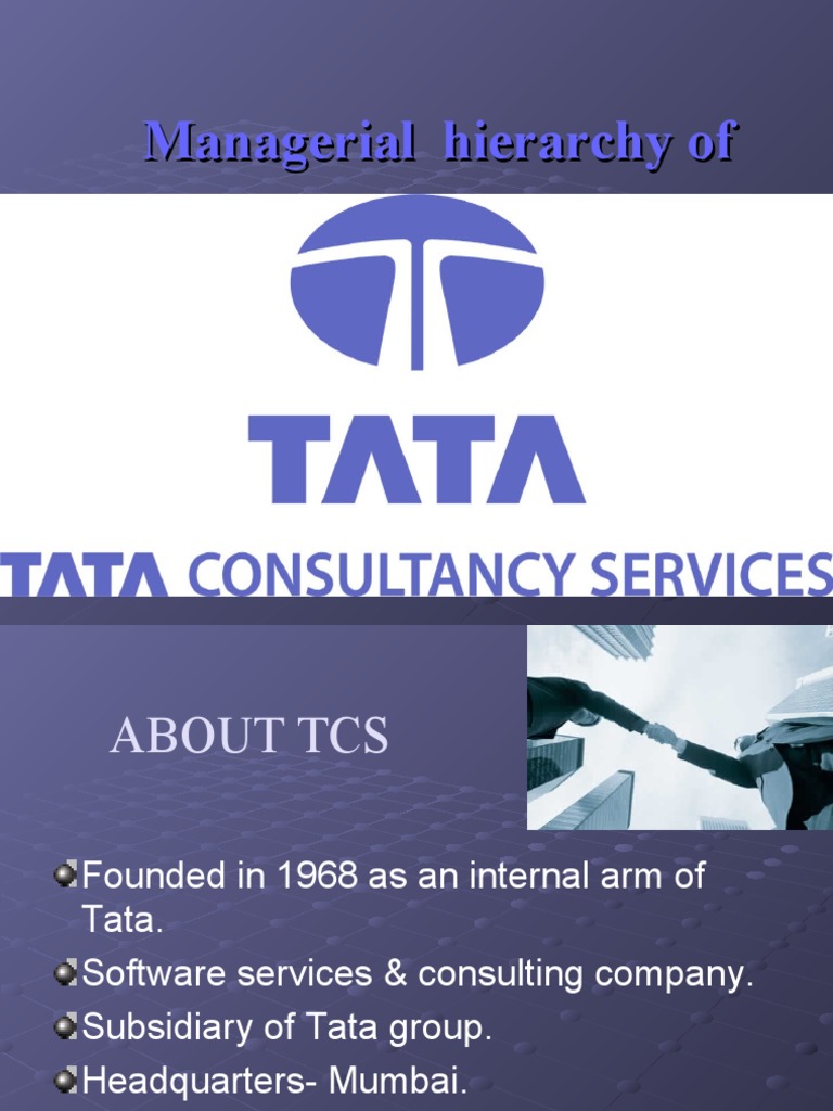 TCS Managerial Hierarchy Overview | PDF