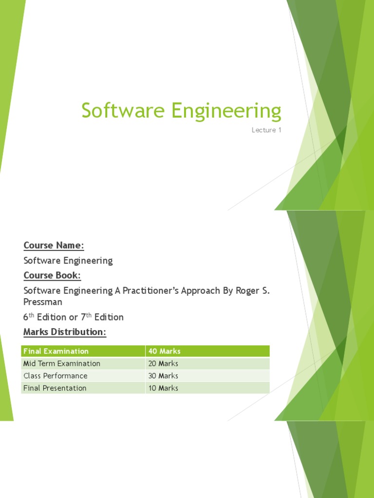 SE Lec 1 | PDF | Software | Software Development Process