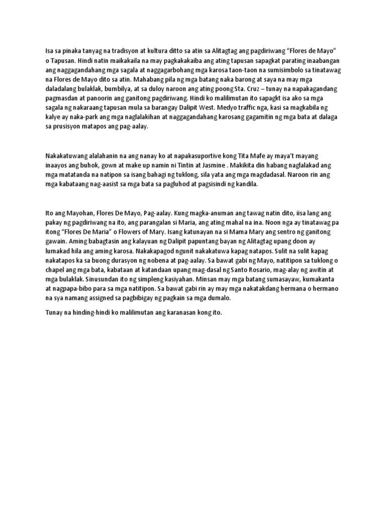 Sariling Karanasan | PDF