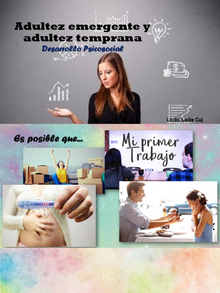 Adultez Emergente y Adultez Temprana Desarrollo Psicosocial | PDF | Adultos | Amor