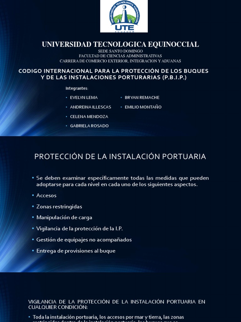 Codigo Pbip | PDF | Transporte