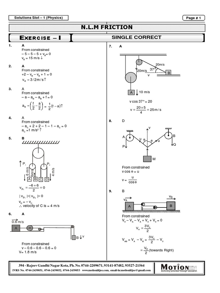 Answer Key NLM PDF | PDF