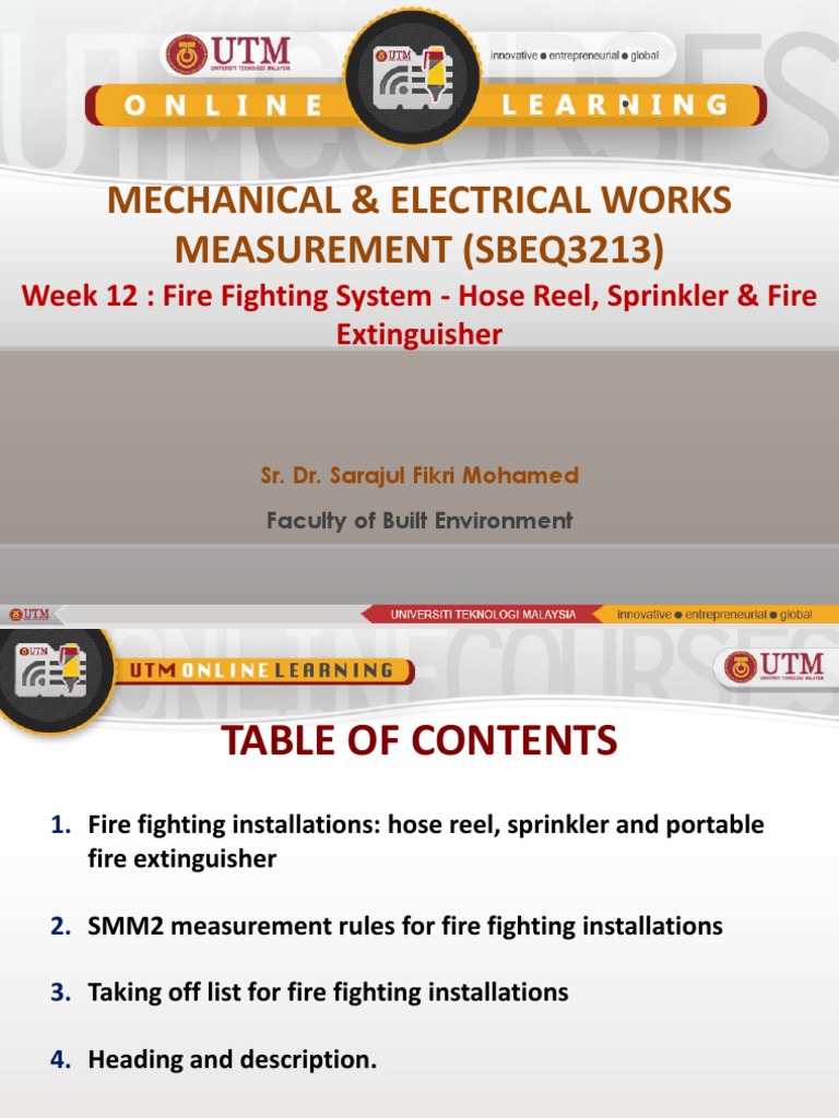 12-Fire Fighting System PDF | PDF | Fire Sprinkler System | Pipe (Fluid ...